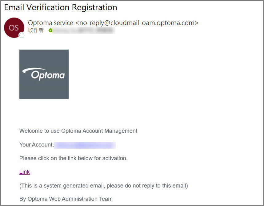 How do I register for an OMS Cloud account? – Optoma APAC