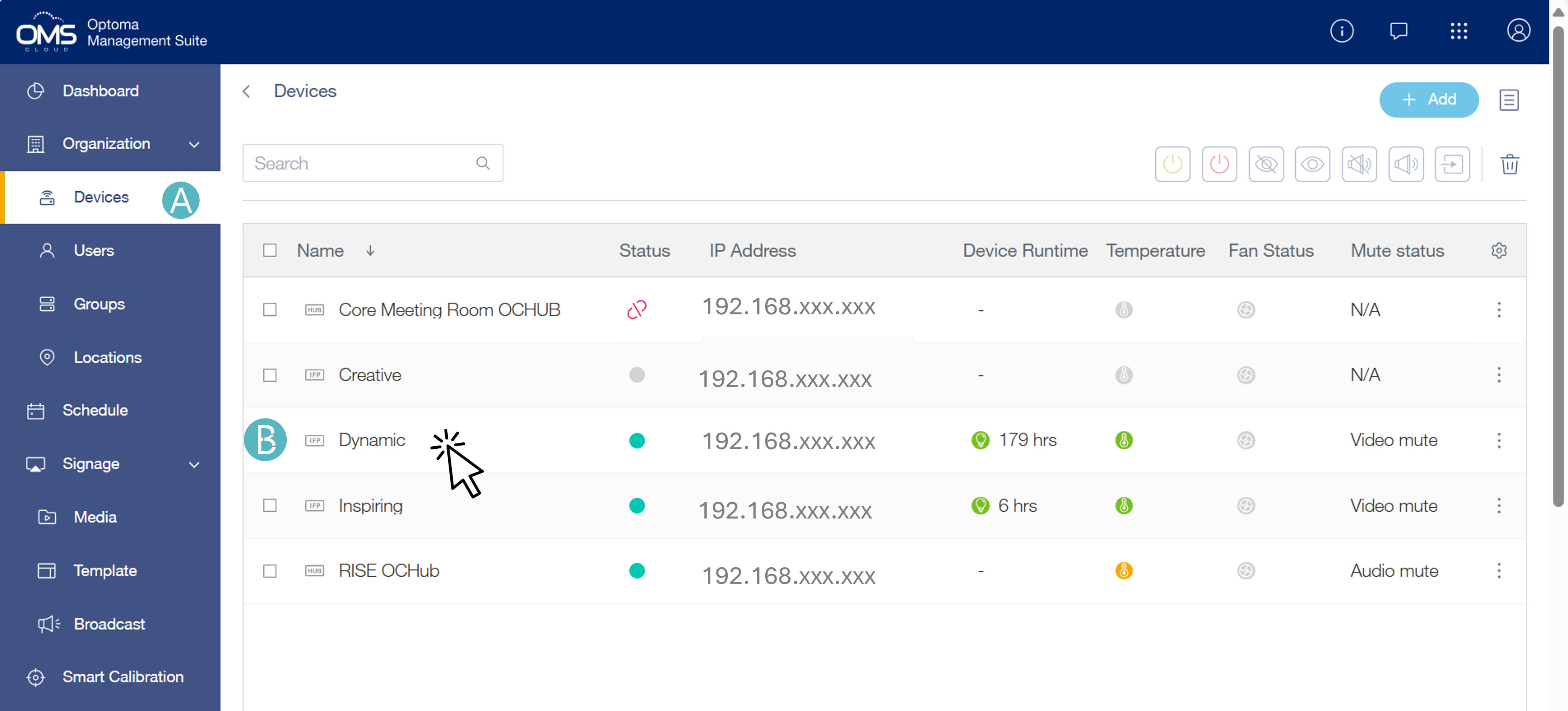 Tutorial 3 - How to manage the devices on OMS-C ? – Optoma Support